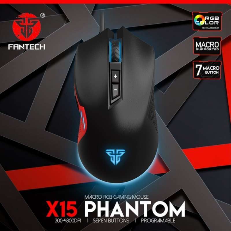 Jual Fantech X15 Phantom Macro RGB - Mouse Gaming di Seller Hunter Shop ...