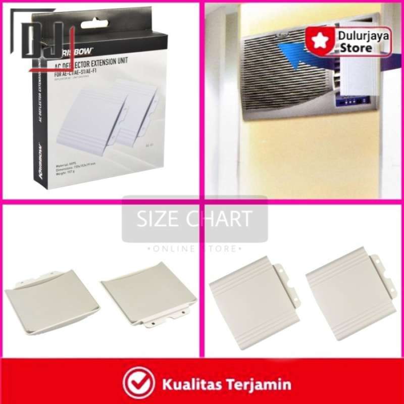 Promo KRISBOW Talang AC Extention Deflector Diskon 23% di Seller Indah ...