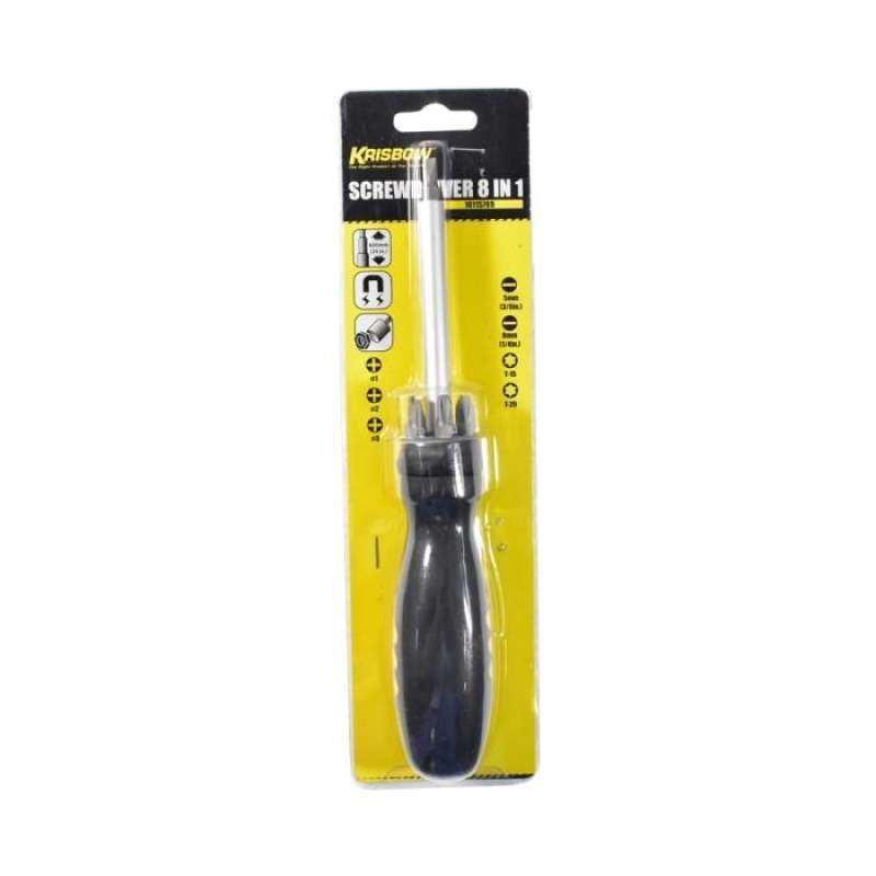 Promo Krisbow Screwdriver Obeng 8 In 1 Lrss8 Diskon 19% Di Seller ...