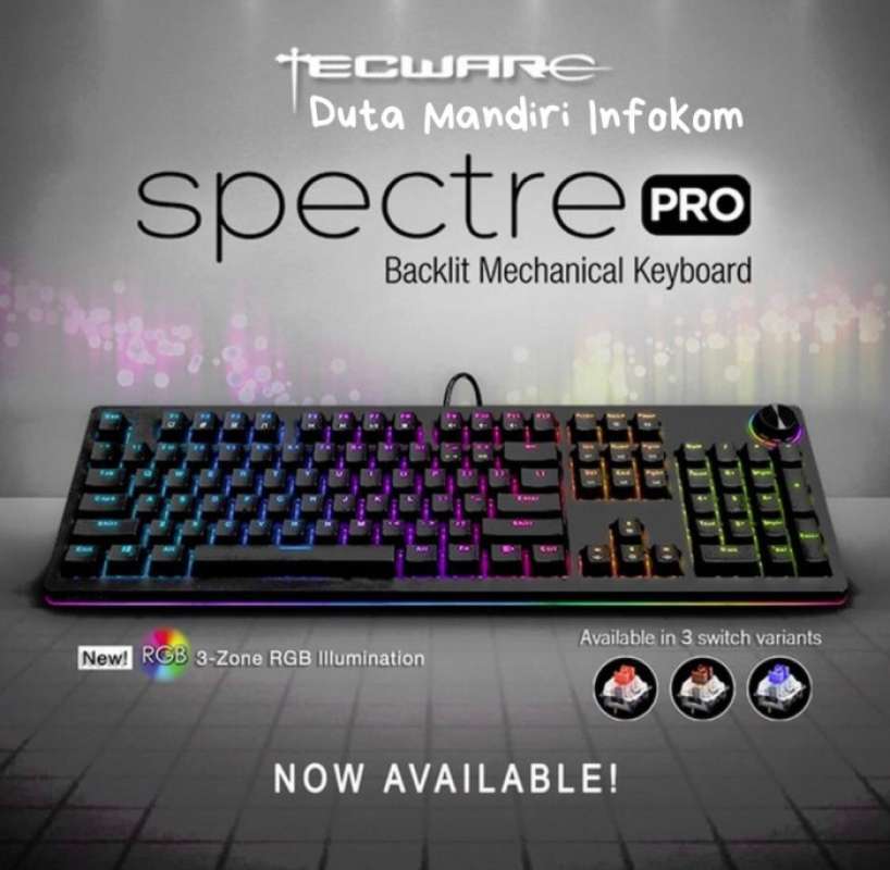 Jual Tecware Spectre Pro RGB 104 - Mechanical Gaming Keyboard Outemu ...