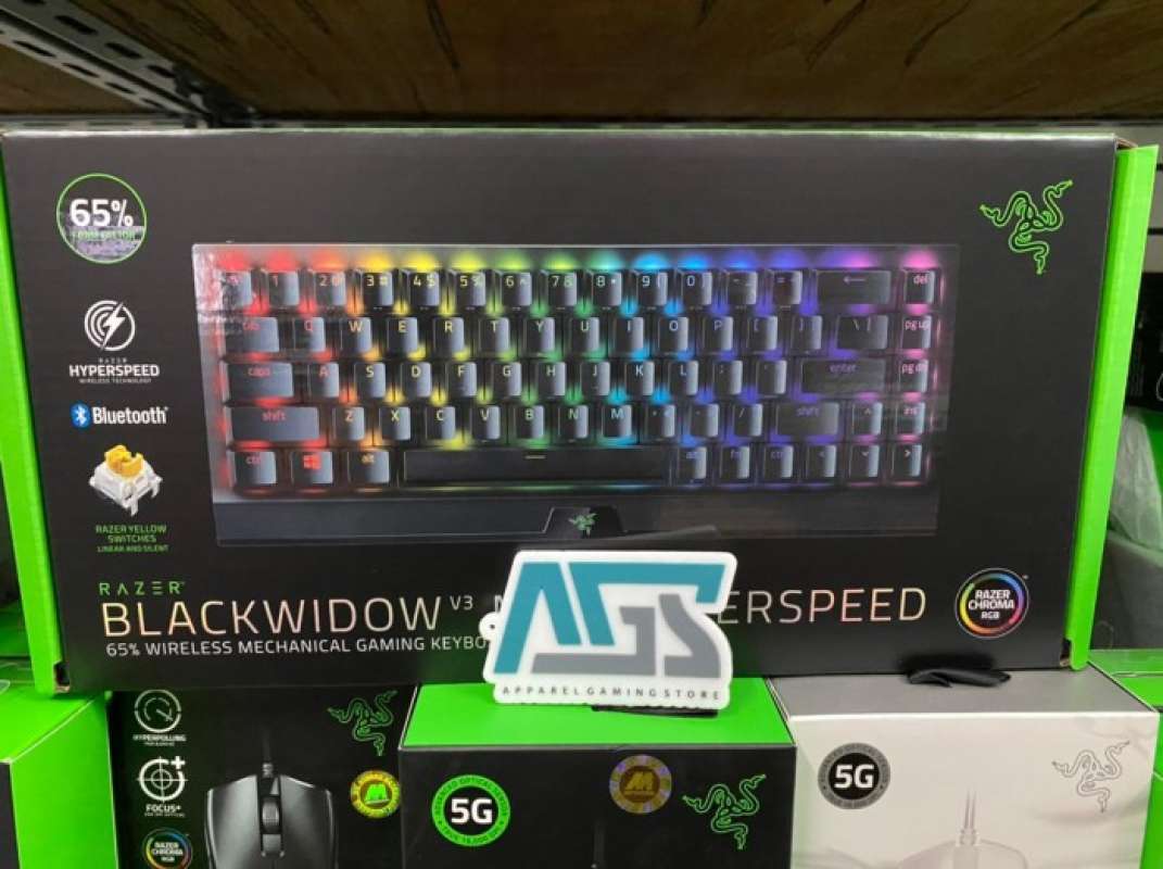 Promo Razer Blackwidow V3 Mini Hyperspeed 65% Wireless - GAMING ...