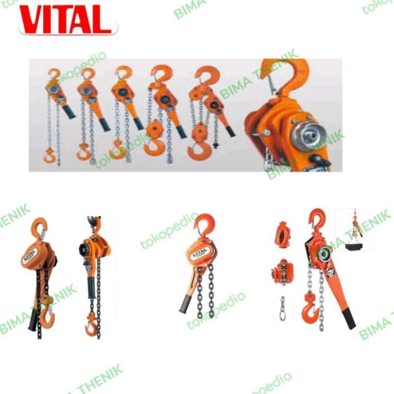 Promo Vital Lever block / Lever hoist 1.5 ton x 1.5 meter Diskon 23% di ...