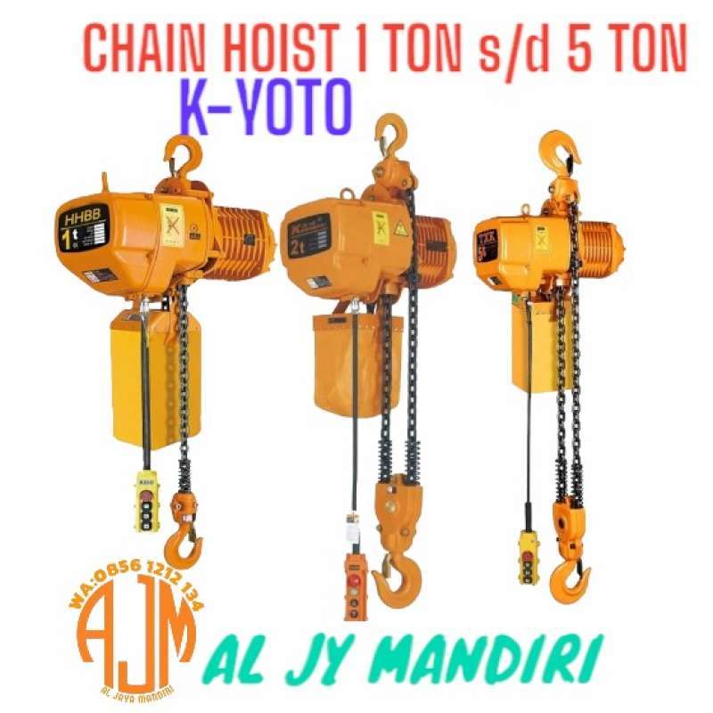 Promo ELECTRIC CHAIN HOIST 500KG X 6METER 380 VOLT JAPAN Diskon 23% di ...