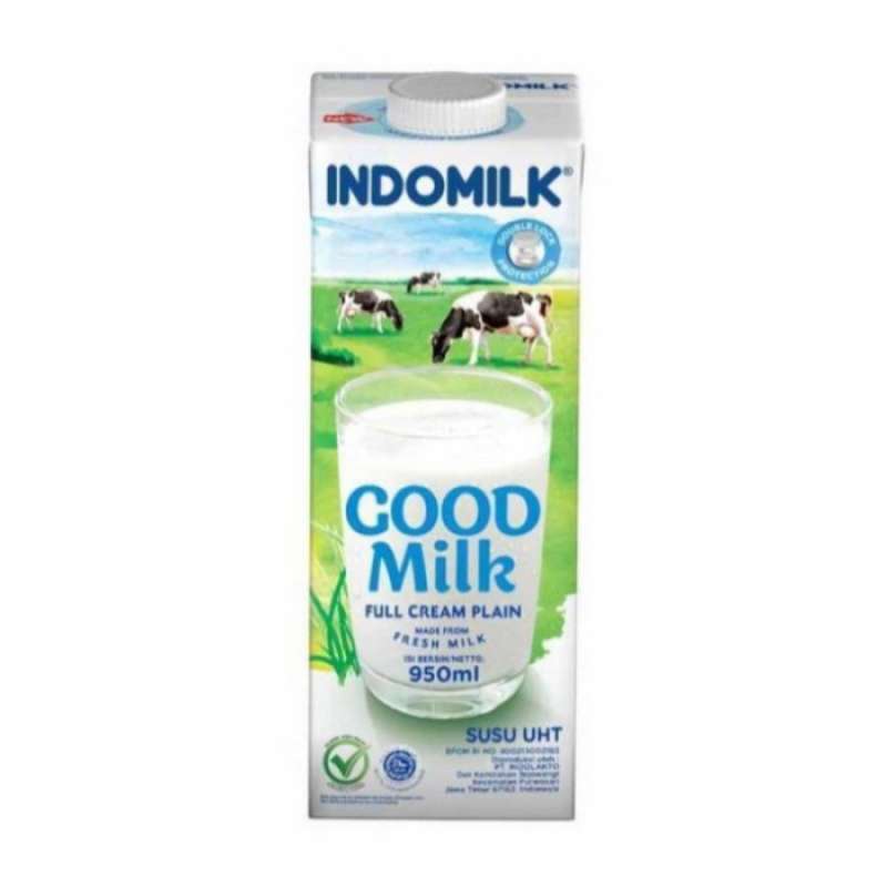 Jual Susu UHT Full Cream Good Milk Indomilk - 950 Ml - PLAIN di Seller ...