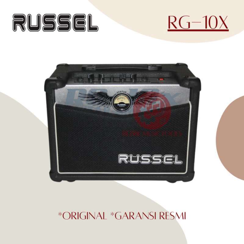 Jual Russel Ampli Gitar Rg10x Rg 10x Rg-10x 5 Inch Ampli Guitar Di ...