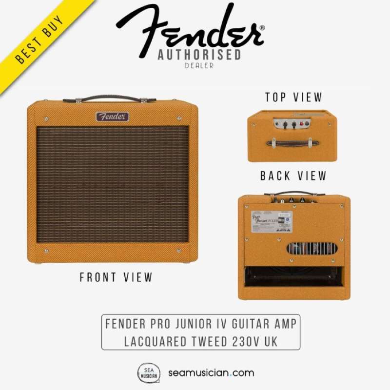 Jual Fender Pro Junior Iv Guitar Combo Tube Amplifier,lacquered Tweed ...