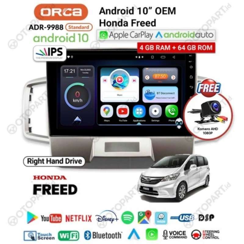 Promo Head Unit Android Honda Freed Head Unit Android 10 inch Honda ...