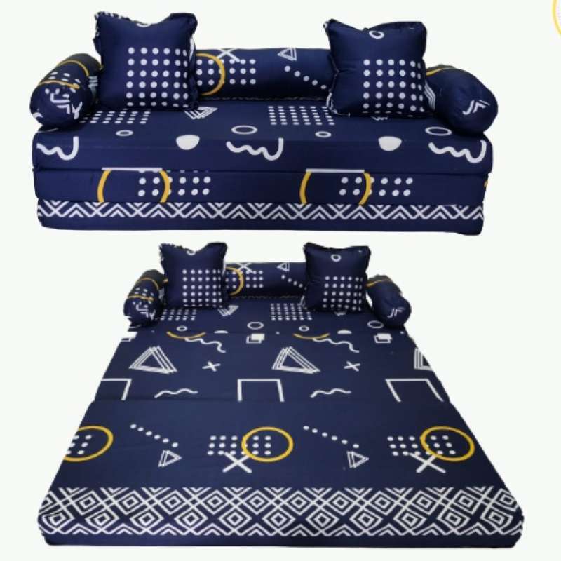 Jual Sofa Bed Kasur Lipat Kursi Duduk Busa Super Yellow Sofabed Karakter Minimalis Ruang Tamu ...
