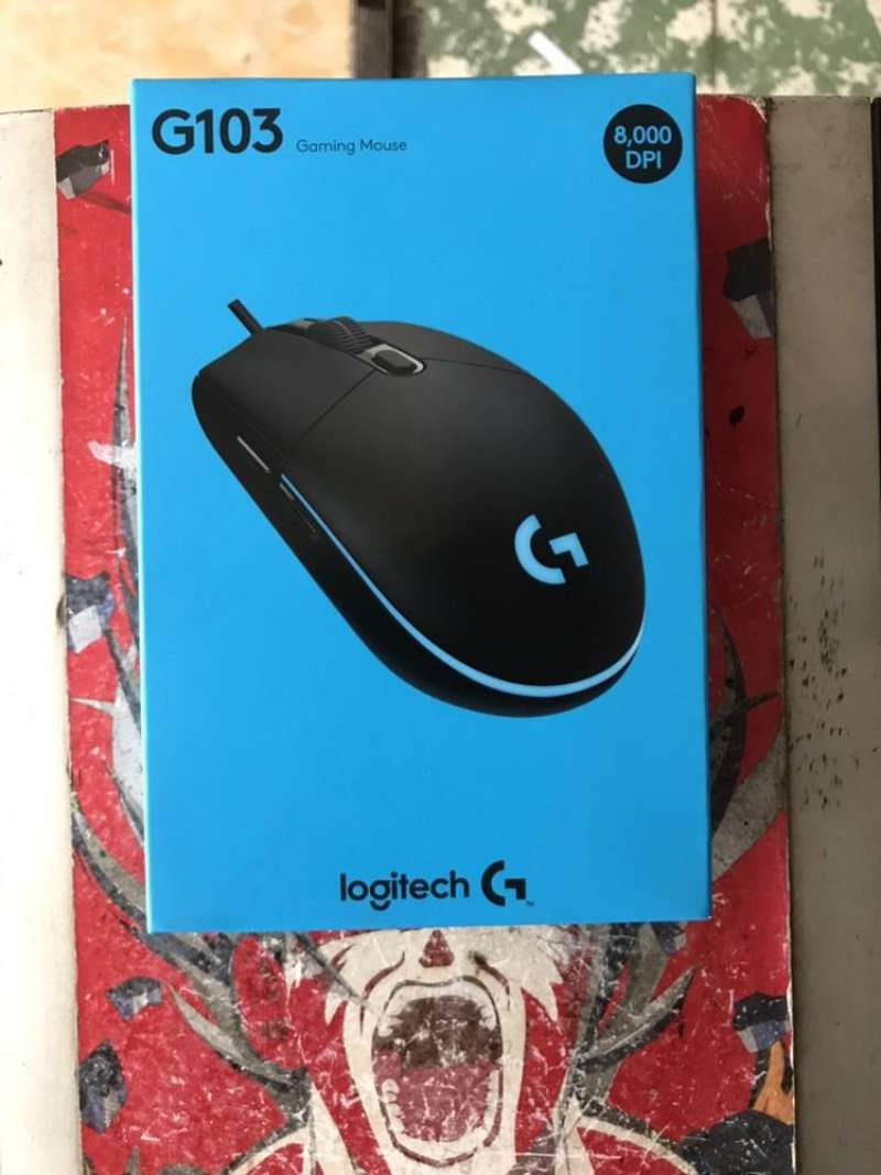 Jual Mouse Gaming Logitech G103 Prodigy 8000DPI Original di Seller JCOM - Baru, Kota Pematang ...