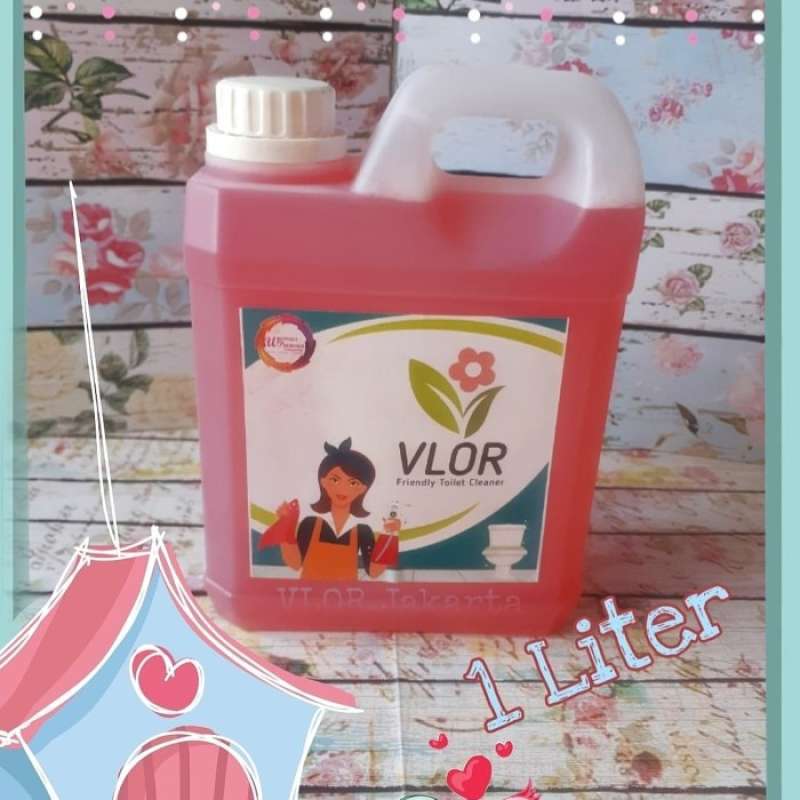 Promo Vlor 1 Liter Cairan Pembersih Kamar Mandi Friendly Toilet Cleaner ...