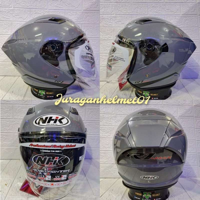 Promo Helm Nhk R1 Max Solid Dimgrey Diskon 23% Di Seller Fustore - Cipete Utara, Kota Jakarta ...