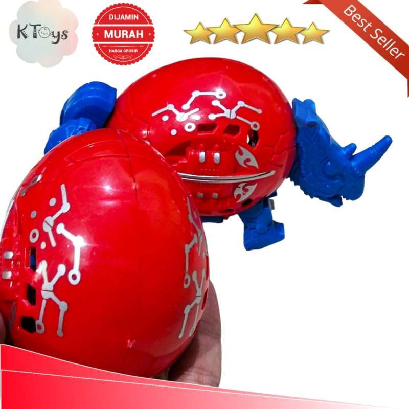 Jual Mainan Anak Robot Telur Dinosaurus Ukuran Besar Di Seller K-toys ...