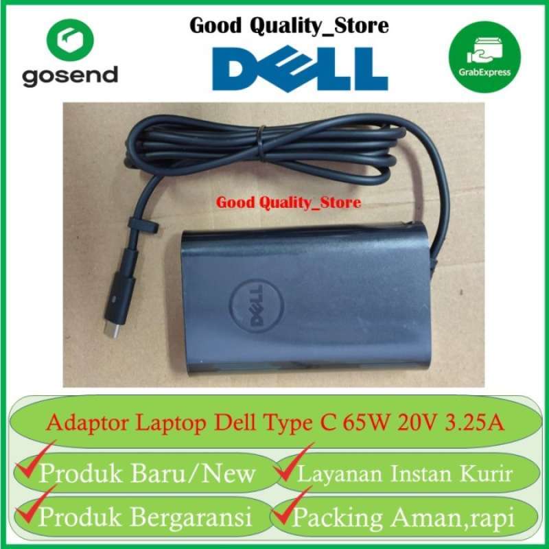 Promo Adaptor Charger Laptop Dell Latitude Xps W Type Usb C V A Ori Diskon Di Seller