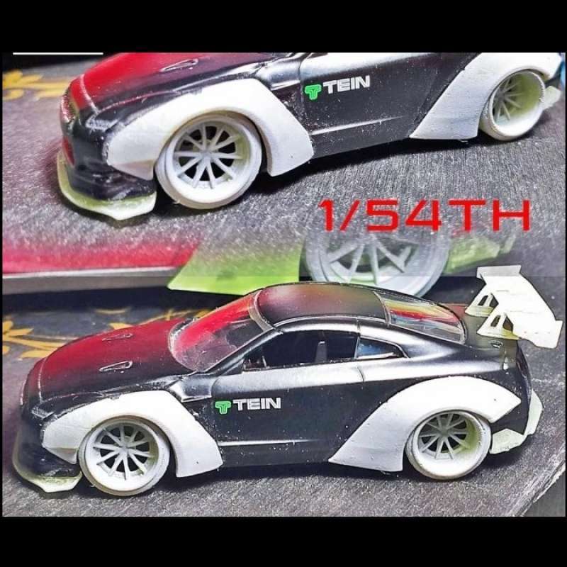 Promo WIDEBODY SET FOR GTR R35 DIECAST MODELS AND RC MOKIT MODEL KIT ...