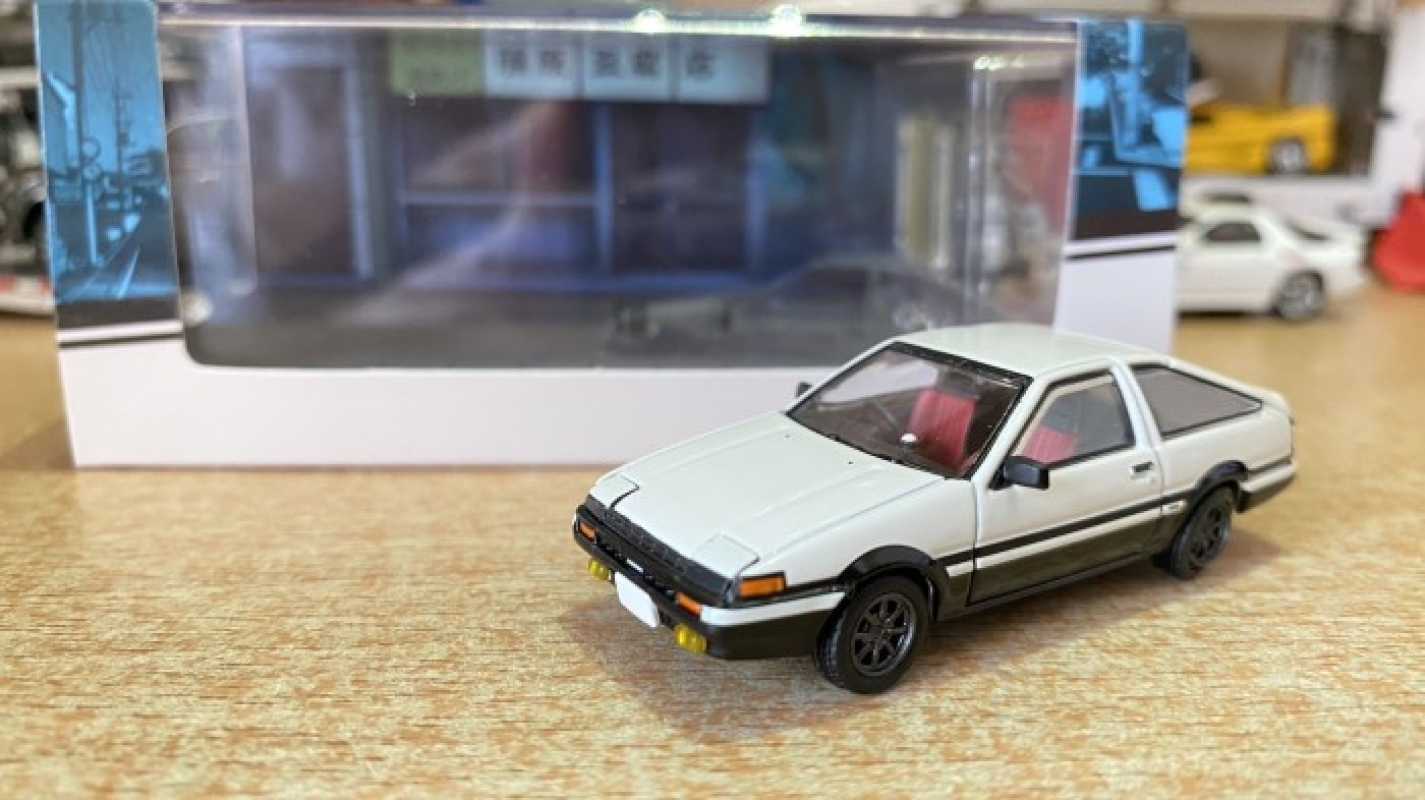 Promo Hobby Japan Initial D Toyota SPRINTER TRUENO GT APEX (AE86) WITH 4A-GE Diskon 23% di ...