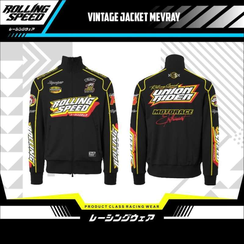 Jual Rollingspeed Nascar Jacket Mevray | Jaket Motor Biru di Seller ...