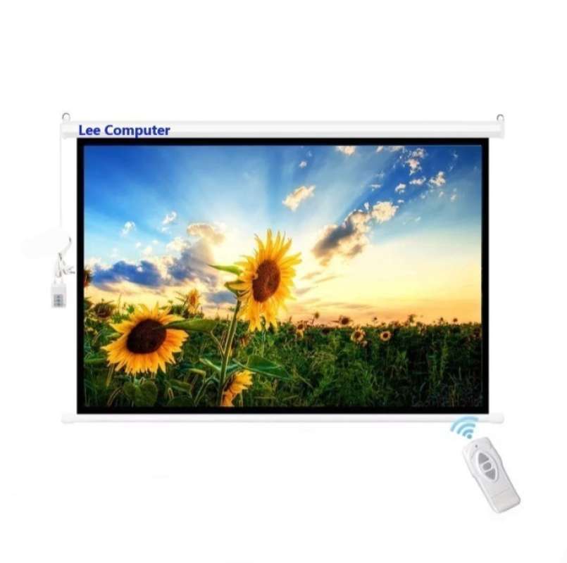 Promo Screen Projector Motorized 96 In - Layar Proyektor Otomatis ...