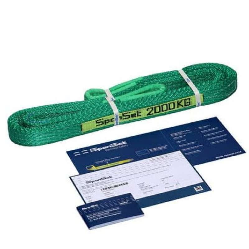 Promo Webbing Sling 4Ply WLL 2 Ton Webing Sling Belt Tali Angkat ...