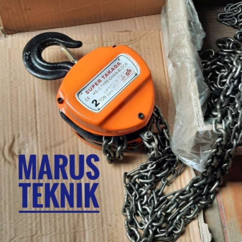 Promo Takel /Chain Block 2Ton x 10m Supertakada Diskon 23% di Seller ...