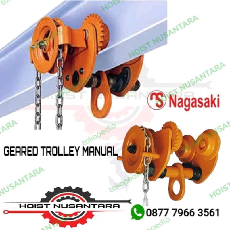 Promo GEAR TROLLEY MANUAL 3 TON X 3 METER NAGASAKI JAPAN Diskon 23% di ...