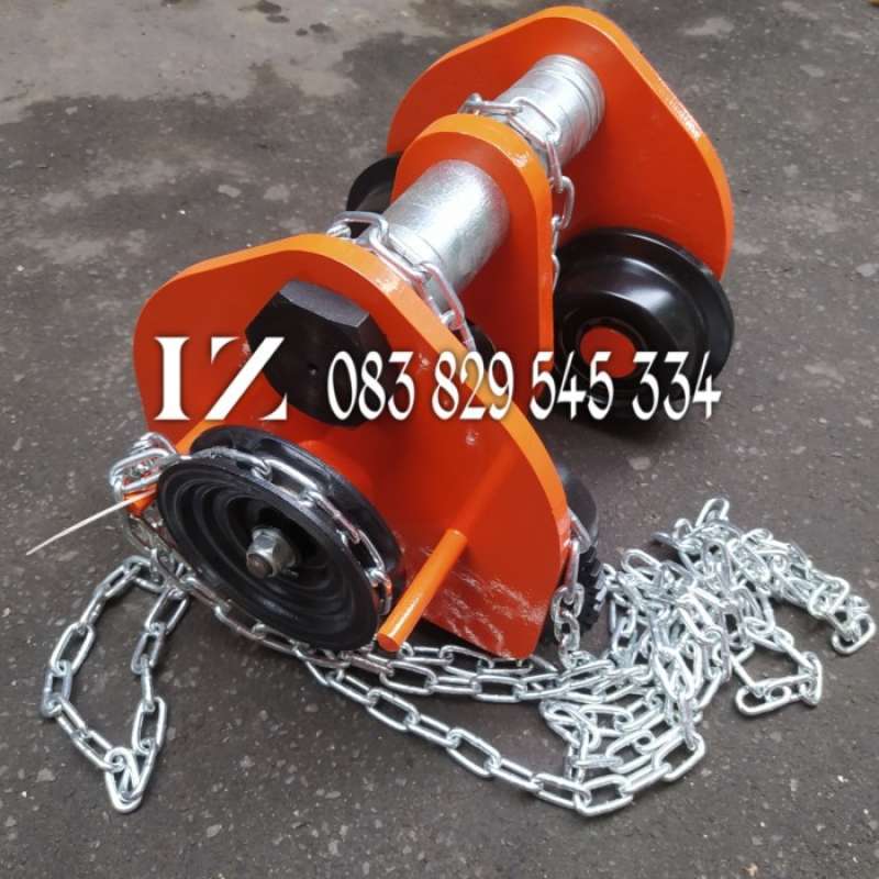 Promo Gear troli hoist takel trolley Nagasaki 2 Ton X 3 Meter Original ...