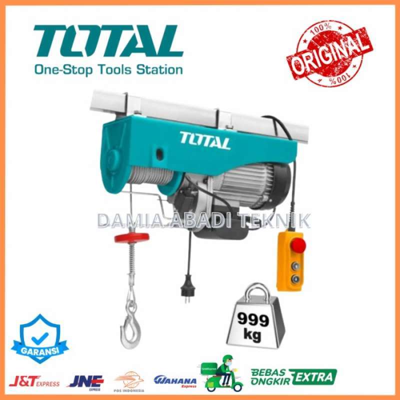 Promo TOTAL ELECTRIC HOIST 1 TON / MESIN KATROL ELEKTRIC 1000KG TLH116102 Diskon 23% di Seller ...