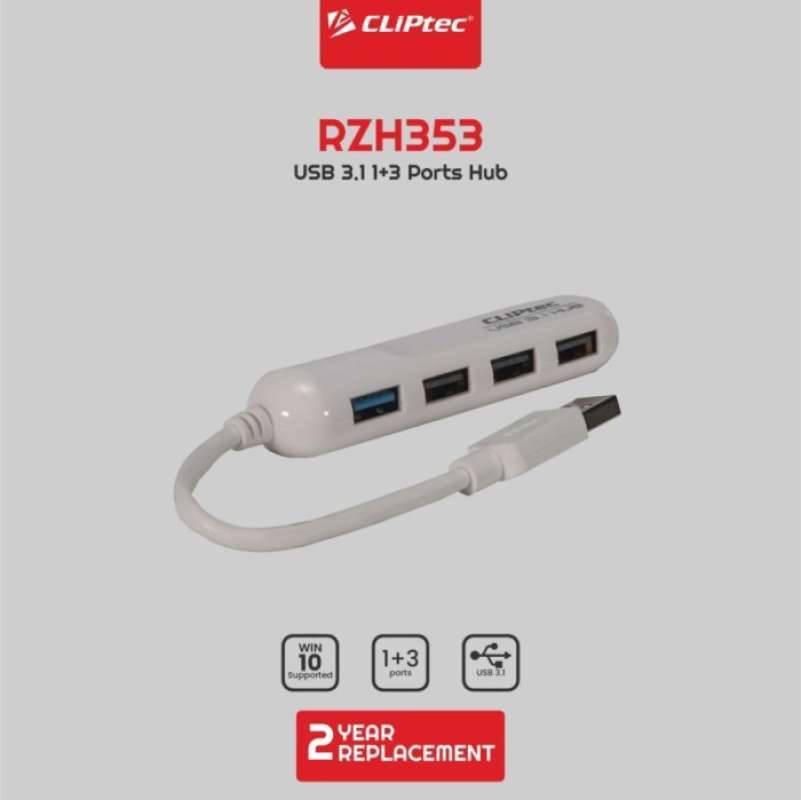 Promo Usb Hub 3.1 Cliptec Rzh353 4 Port Hub Diskon 23% di Seller ...