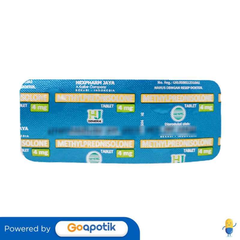 Jual Methylprednisolone Hexpharm 4 Mg Strip 10 Tablet Di Seller Apotek ...