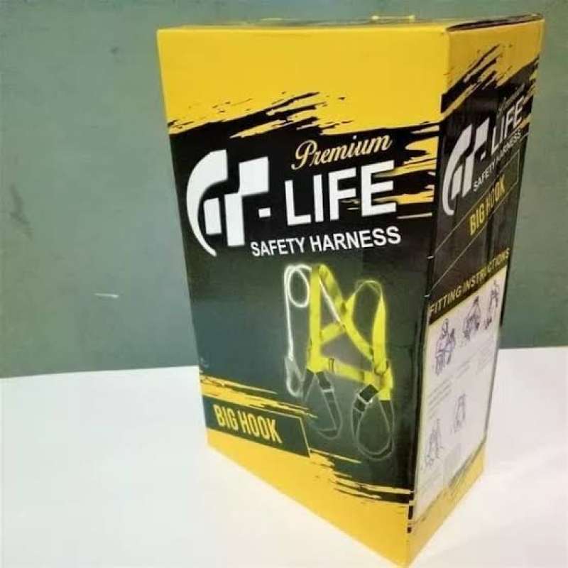Promo full body harness single hook besar sabuk pengaman proyek merk GT ...