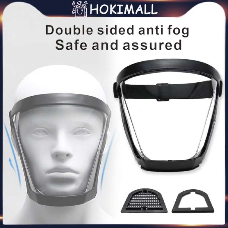 Promo face shield full face protective face shield anti fog kacamata masker Diskon 3% di Seller ...