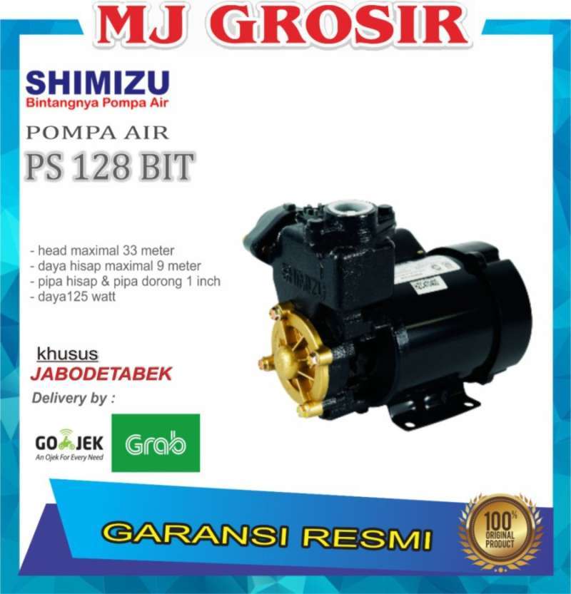 Jual Pompa Air Shimizu Ps 128 Bit Alat Penyedot Air Water Pump Di Seller Mj Grosir Official ...