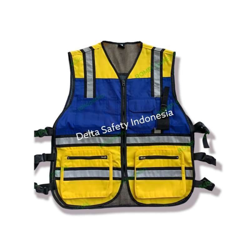 Promo Rompi Safety PUPR Pu Dinas Bahan Taslan Scot 3M Safety Vest ...