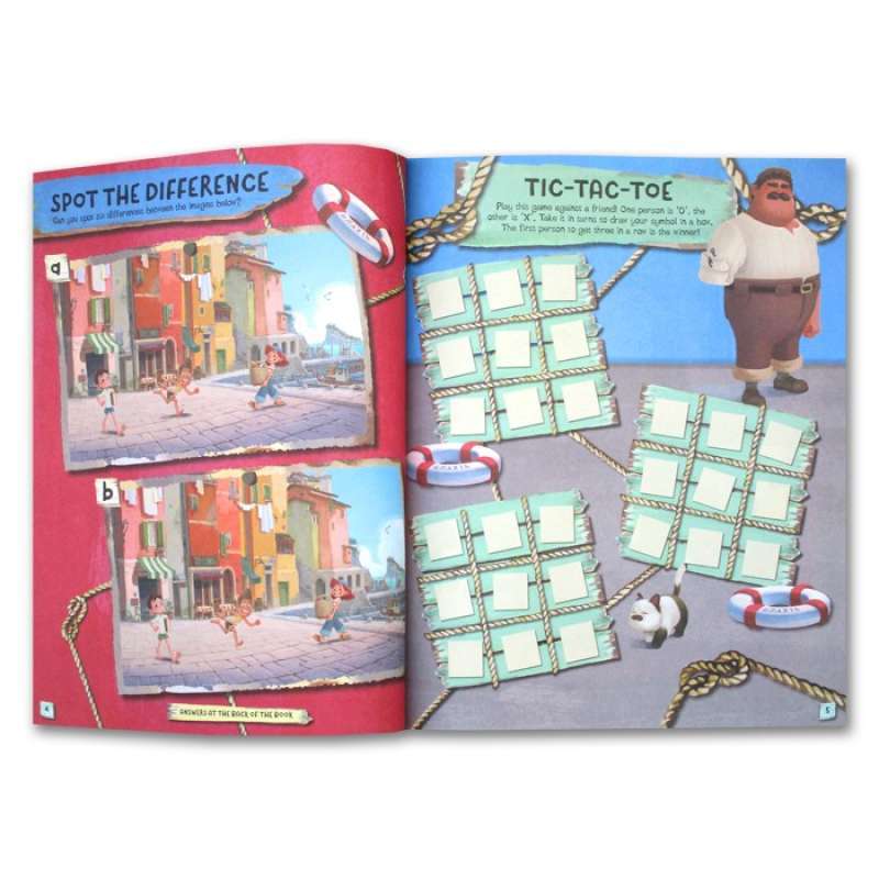 Promo Disney Pixar LUCA 1001 Stickers Book Colouring and giant poster ...