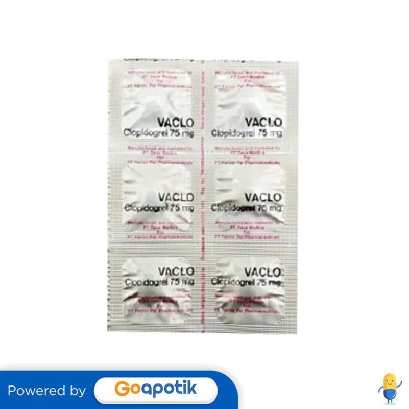 Jual VACLO 75 MG STRIP 6 TABLET di Seller Apotek Sehat Bersama 3 - Jaka ...