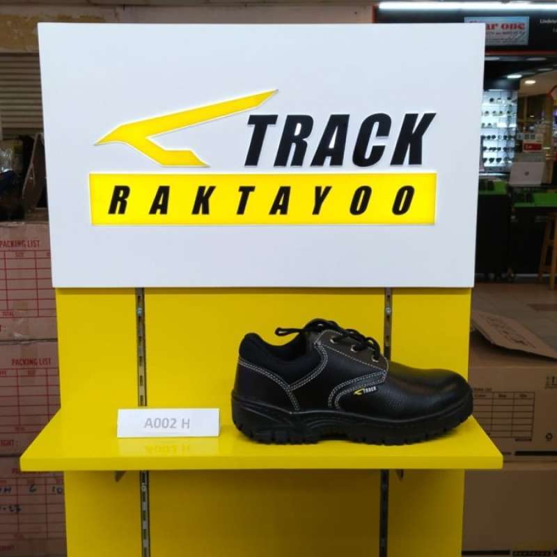 Jual Sepatu Safety Track A002h / Sepatu Hitam Tali Track A 002 H Di ...