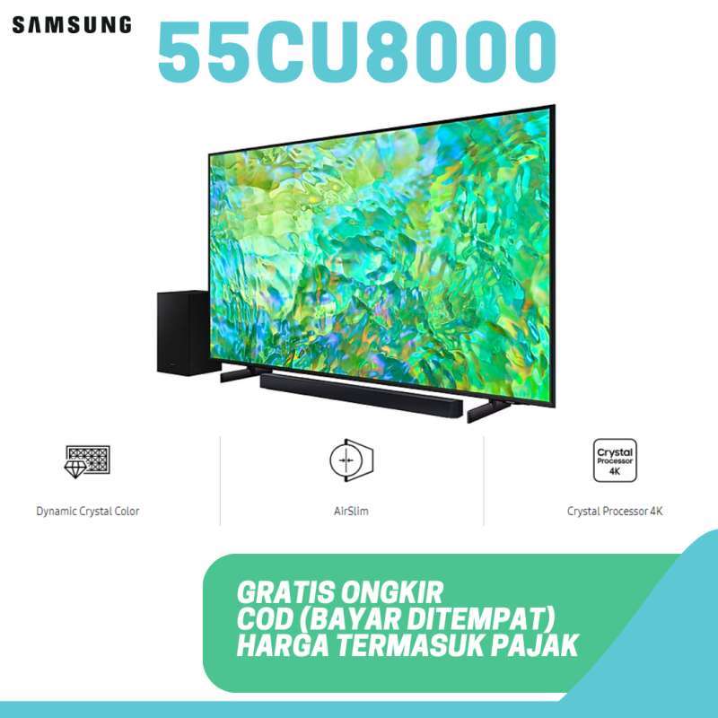 Promo Samsung Ua55cu8000 Smart Tv Led 55 Inch Crystal Uhd 4k 55cu8000 Diskon 6% Di Seller ...