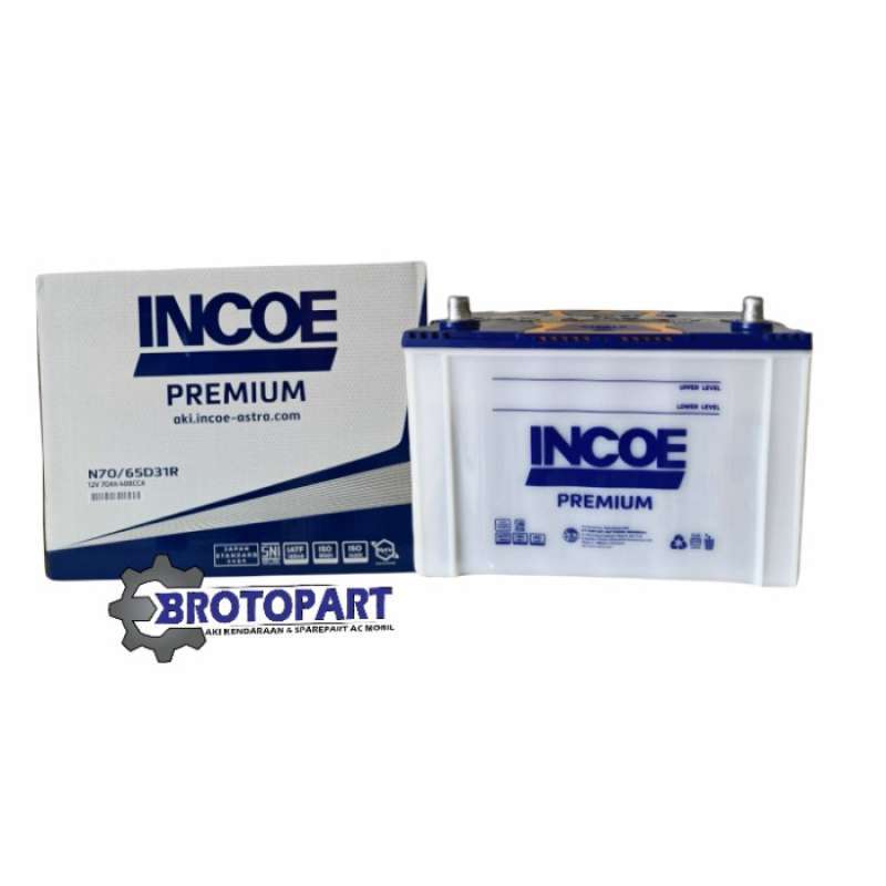 Promo Aki Mobil INCOE N70 65D31R 70Ah accu basah Diskon 20% di Seller ...
