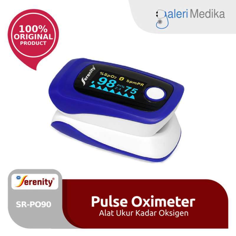 Promo Pulse Oximeter Serenity Sr-Po90 Bluetooth Alat Saturasi Spo2 ...