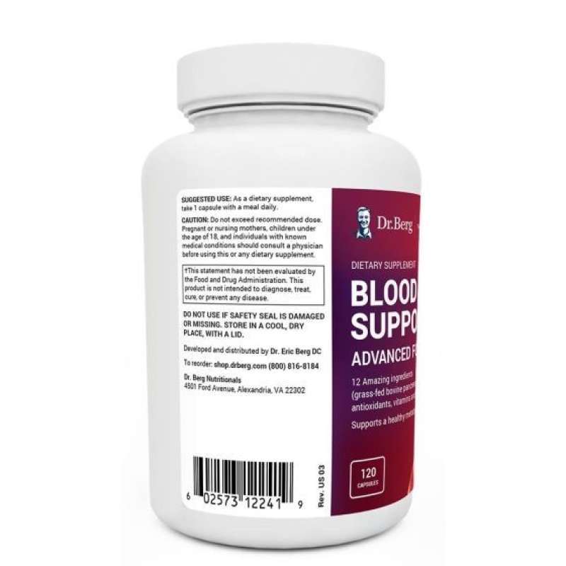 Jual Dr Berg Blood Sugar Support, 120 Veg Caps With Berberine Hcl ...
