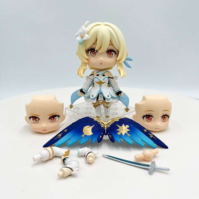 Promo #1718 Genshin Impact Traveler/Lumine Anime Figure #1717 Genshin ...