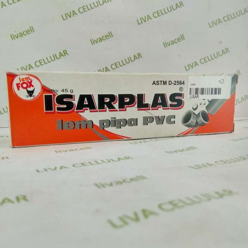 Jual Lem Fox Isarplas Tube 40 Gram Lem Pipa PVC Terbaik di Seller LIVA CELLULAR - Playen, Kab ...