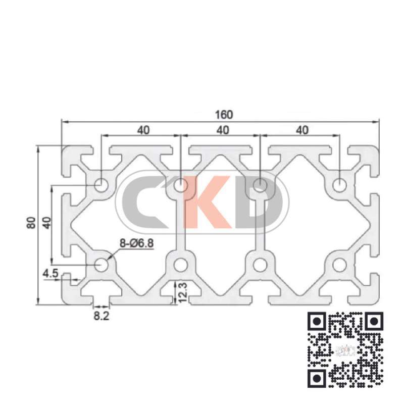 Promo Aluminum Profile 80160W-1500Mm X Axis Cnc Router Plasma Milling ...