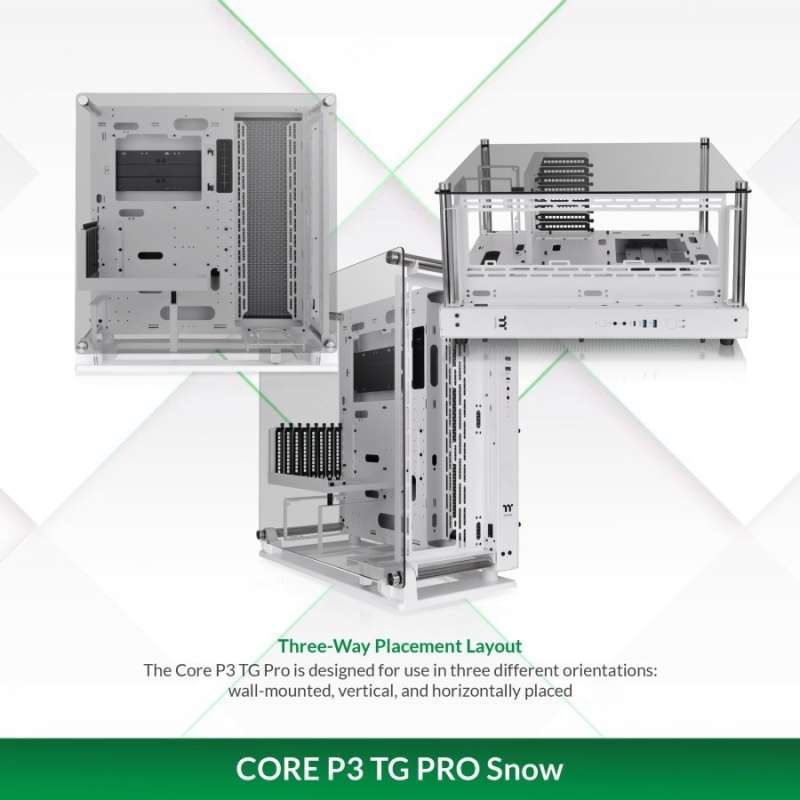 Jual Casing Komputer Gaming Thermaltake Core P3 Tg Pro - Hitam Di ...