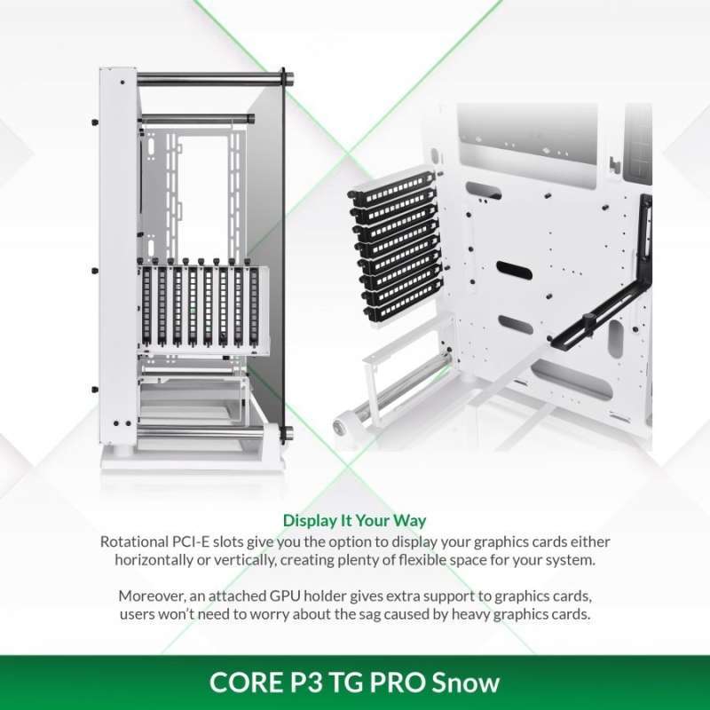 Jual Casing Komputer Gaming Thermaltake Core P3 Tg Pro - Hitam Di ...