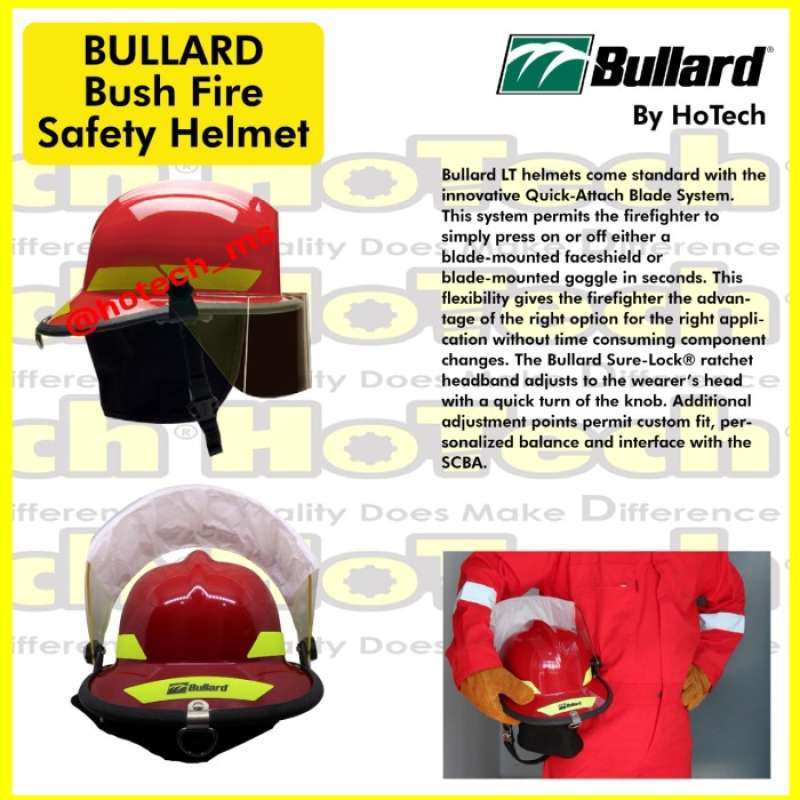 Promo Bullard LTX Series Fire Helmet | Helmet Pemadam Kebakaran Bullard ...