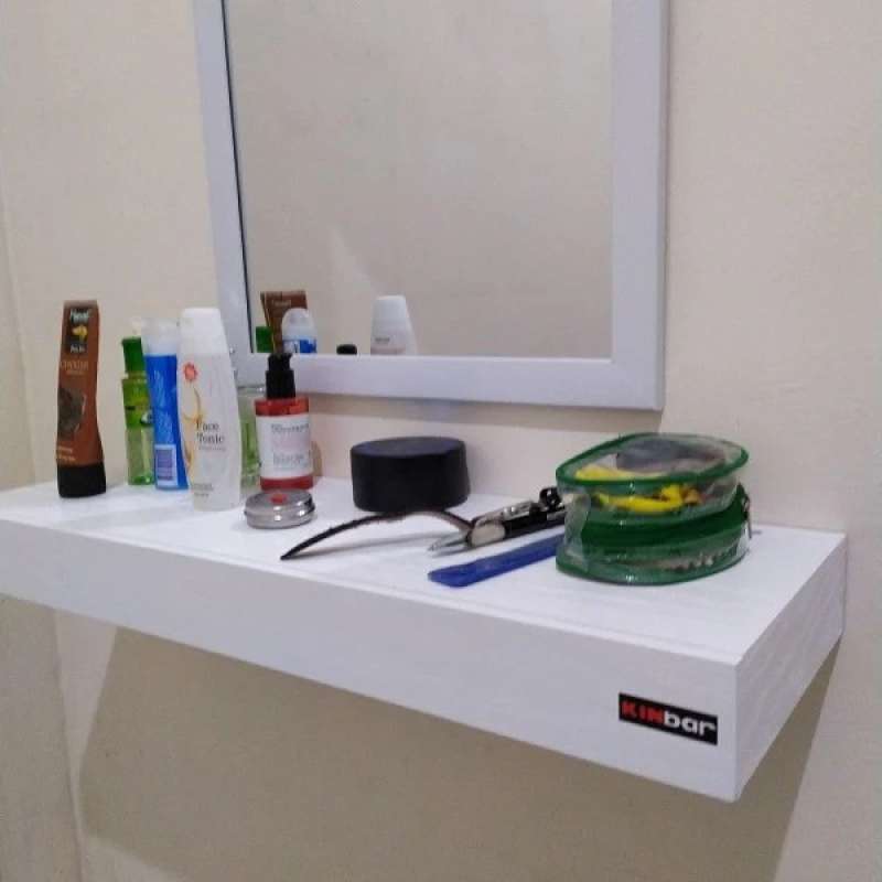 Promo Rak Ambalan Dinding Melayang Set Floating Rak Wifi Laci Gantung ...