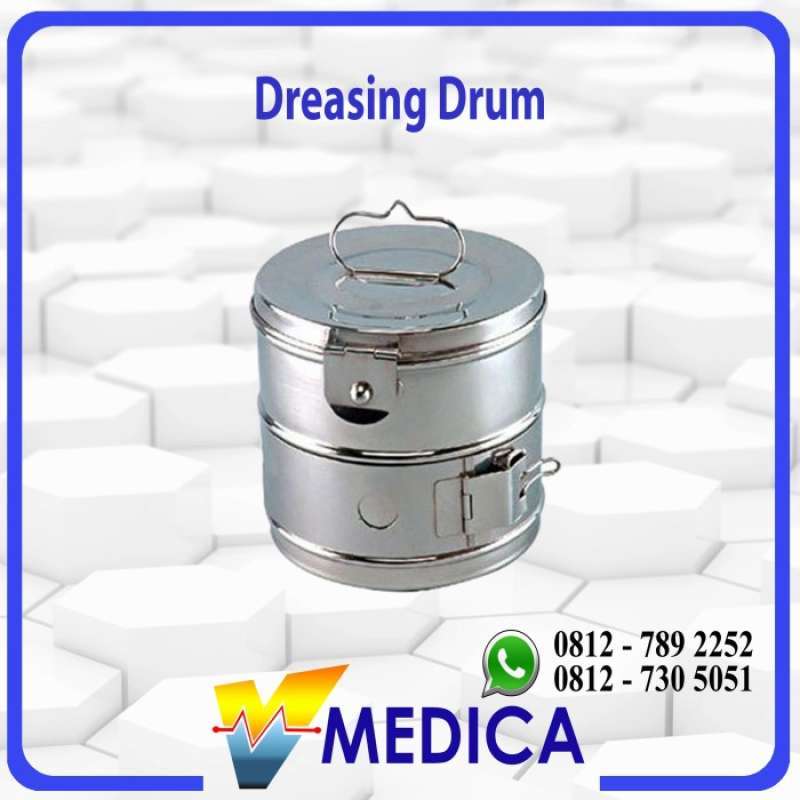 Promo Dressing Drum / Tromol Kasa Stainless / Alat Sterilisasi Diskon ...