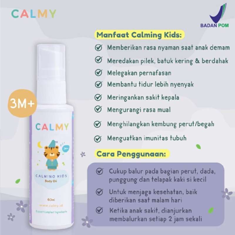 Promo Calming Kids 60ml Untuk Anak Demam Batuk Dan Pilek / Flu Diskon ...