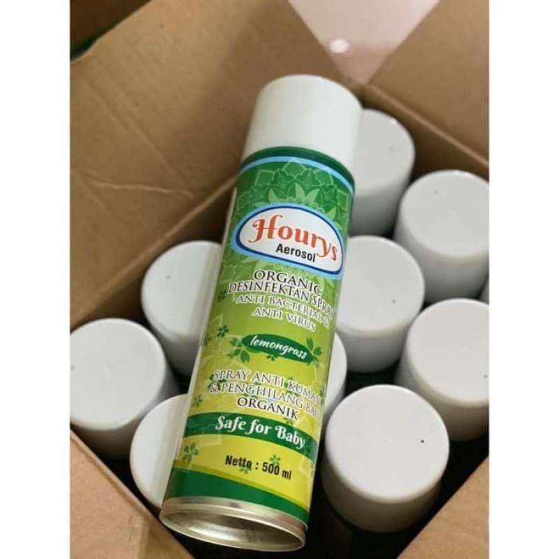 Promo Desinfektan Spray 500ml Hourys / 1 Lusin ( 12pcs ) Diskon 17% Di ...