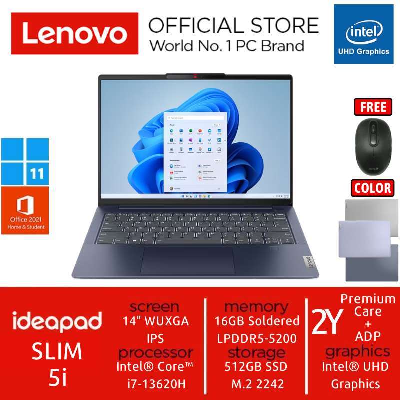 Promo Lenovo IP5 Slim 5 2PID 2QID 66ID[Core i7 13620H/16GB/512GB SSD/14 ...